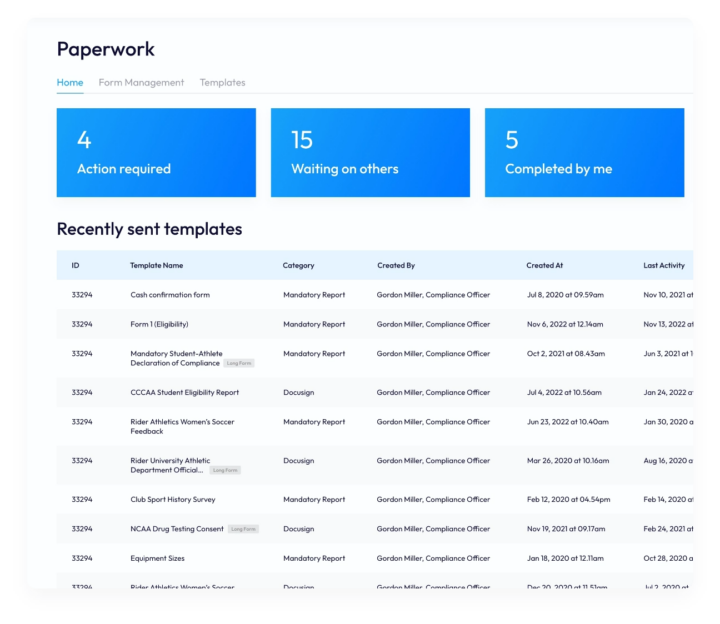 Spry Paperwork - Secure Digital Forms