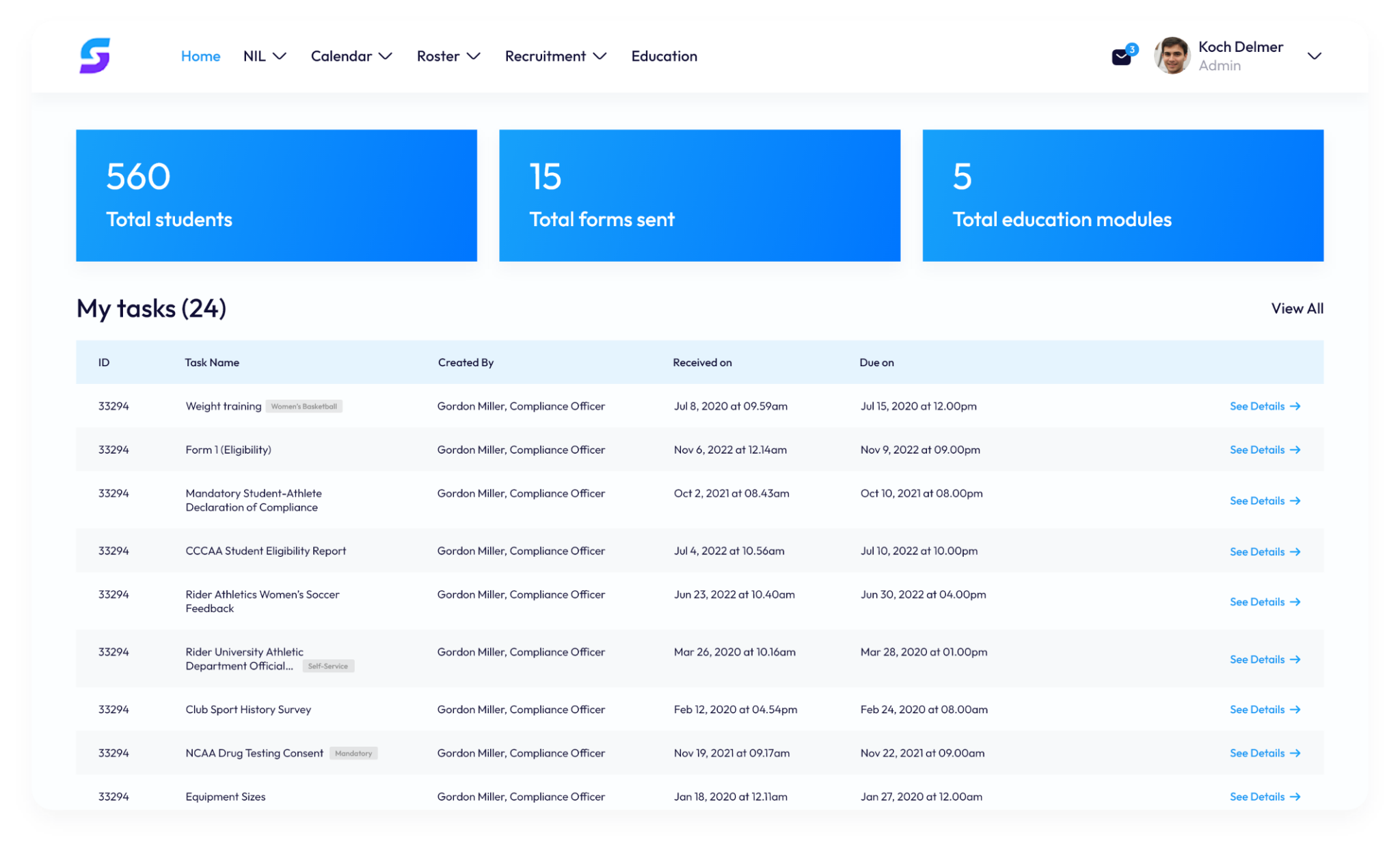 Spry | Mission Control for Your Athletic Departments